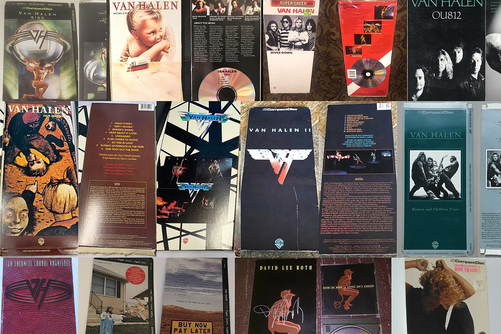 Van Halen Longboxes and Deluxe Packages: Photo Gallery - The Bob Rivers ...